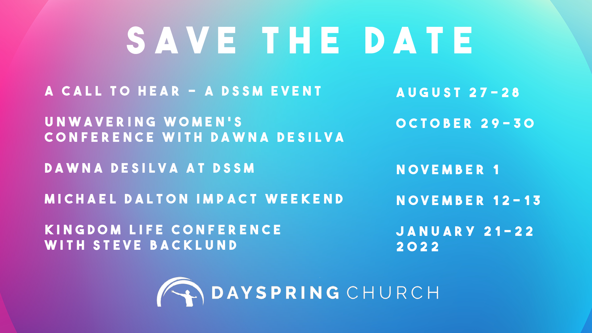 Dayspring Church | Non-Denominational Charismatic Church